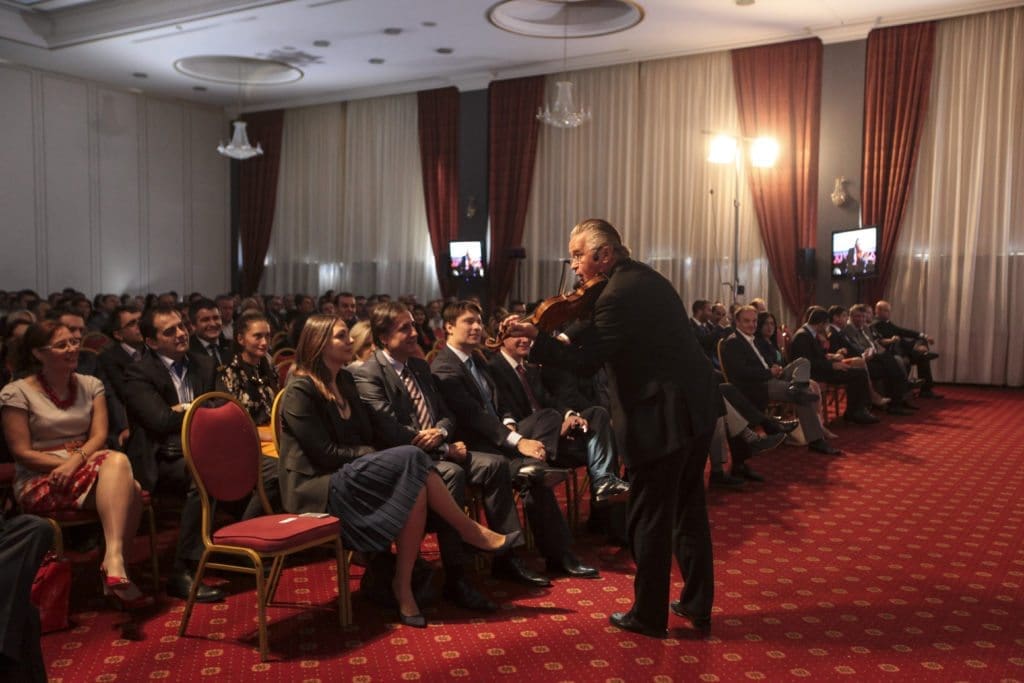 Miha Pogacnik - Visionary Violinist & Entrepreneur | Premium Speakers