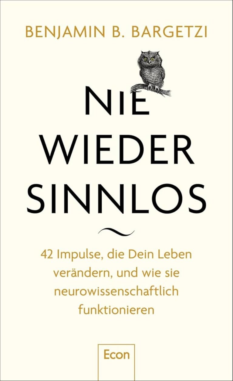 Benjamin Bargetzi - Buch: Nie wieder sinnlos – Premium Speakers